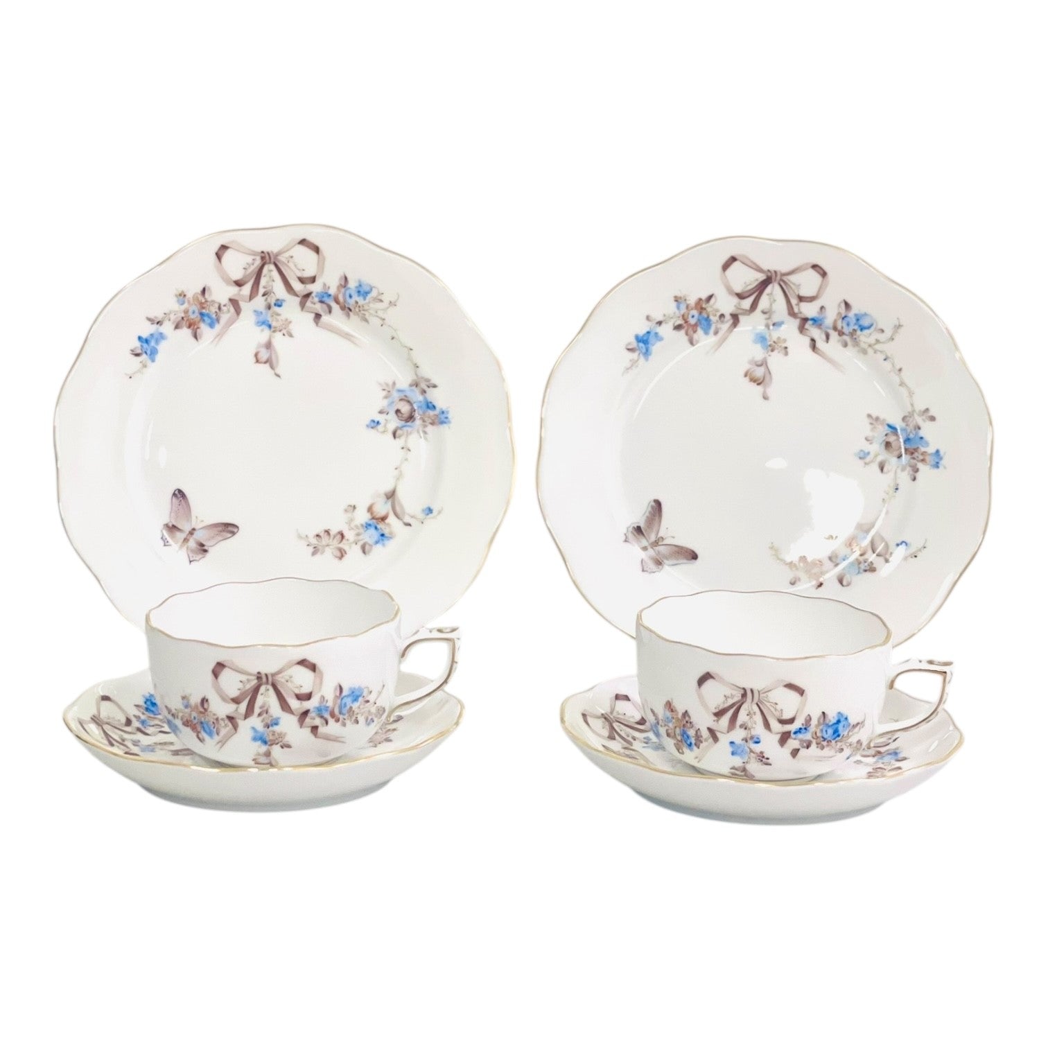Herend EDEN Tea Set for Two, 6 Pieces – European Porcelain